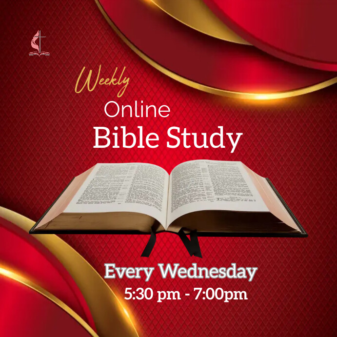 Weekly Bible Study Poster Template | PosterMyWall