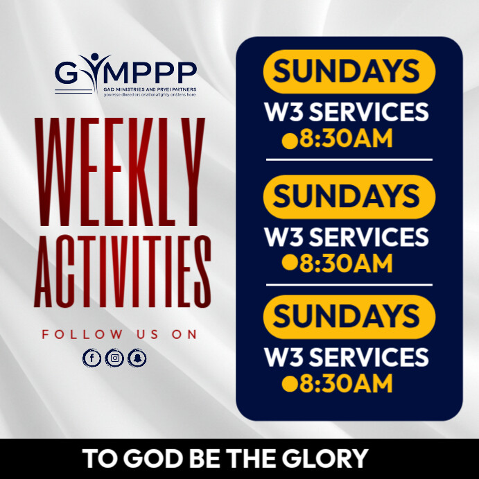 Weekly Church Service Flyer Template | PosterMyWall
