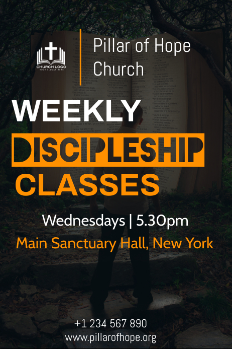 Weekly discipleship Template | PosterMyWall
