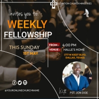 weekly fellowship flyer Template | PosterMyWall