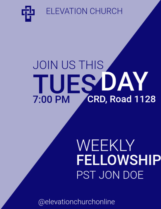 Copy of WEEKLY FELLOWSHIP | PosterMyWall