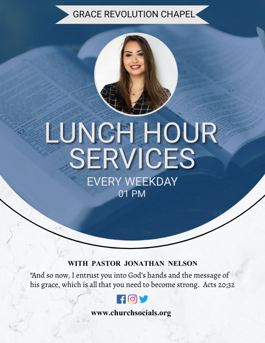 Weekly service flyer Template | PosterMyWall
