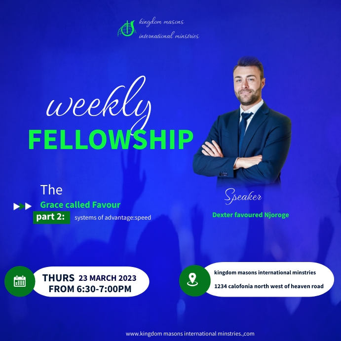 weekly service flyer poster template | PosterMyWall