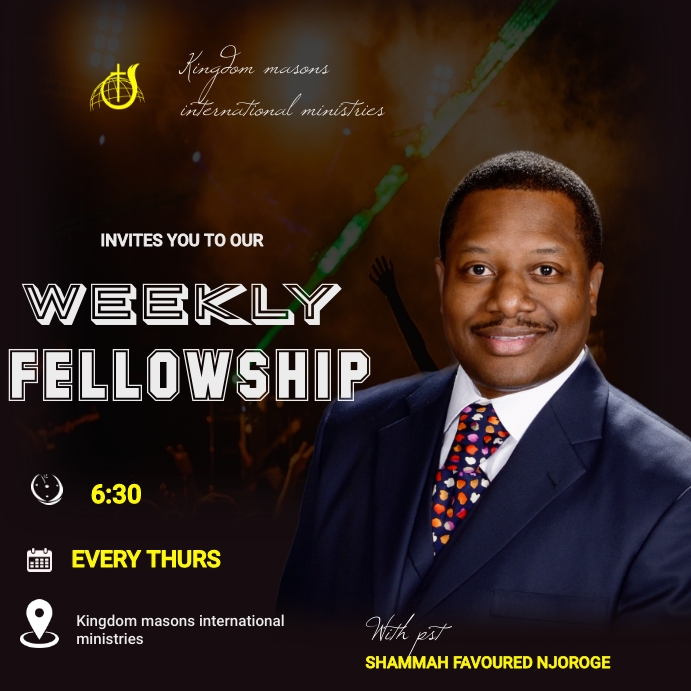 weekly service flyer poster template | PosterMyWall