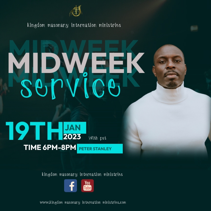 Plantilla de weekly service template | PosterMyWall