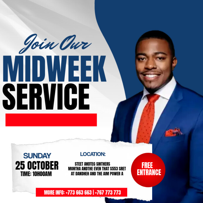 Copy of weekly services | PosterMyWall