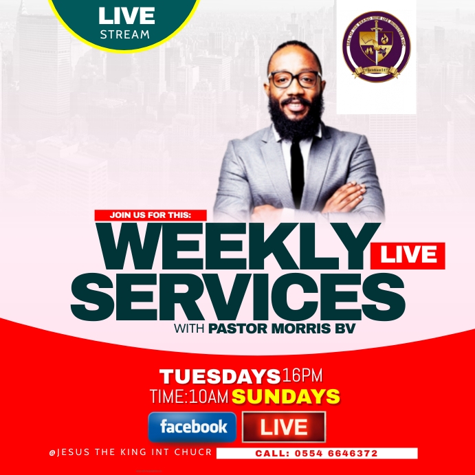 weekly services Flyer Template | PosterMyWall