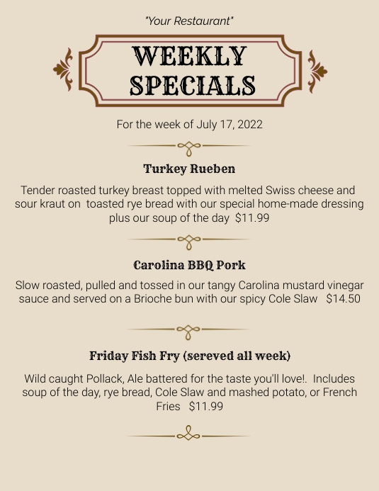Copy of Weekly Template | PosterMyWall