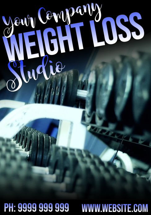 Plantilla de Pérdida de Peso | PosterMyWall