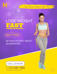 Weight Loss 21days challenge flyer Template | PosterMyWall