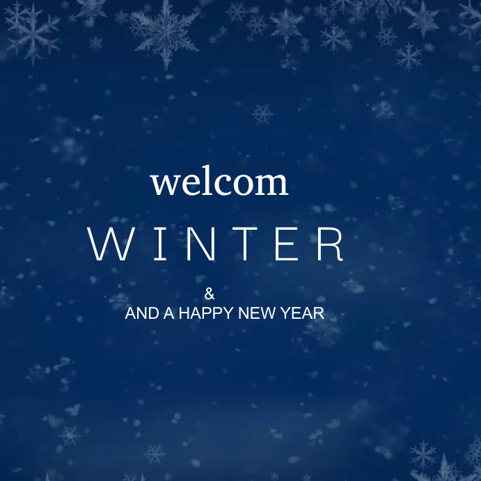 welcom winter template | PosterMyWall