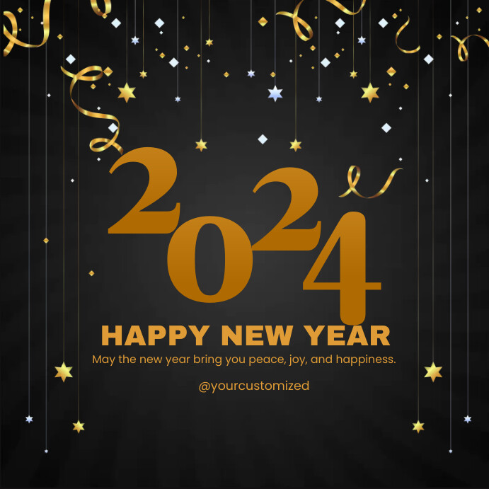 welcome 2024, happy new year Template | PosterMyWall
