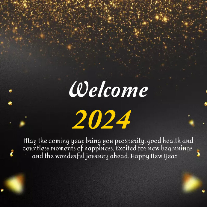 Welcome 2024 Templat | PosterMyWall