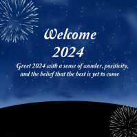 Welcome 2024 Template | PosterMyWall