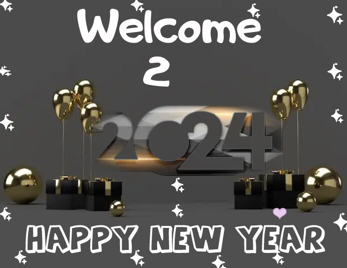 Copy of Welcome 2024 new year design template | PosterMyWall