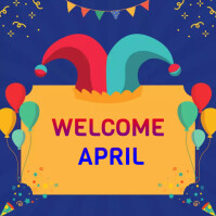 Welcome April Template | PosterMyWall