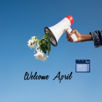 Welcome April Template | PosterMyWall