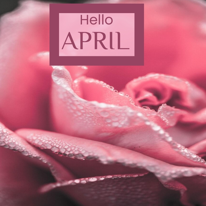 Plantilla de Welcome April Instagram post | PosterMyWall