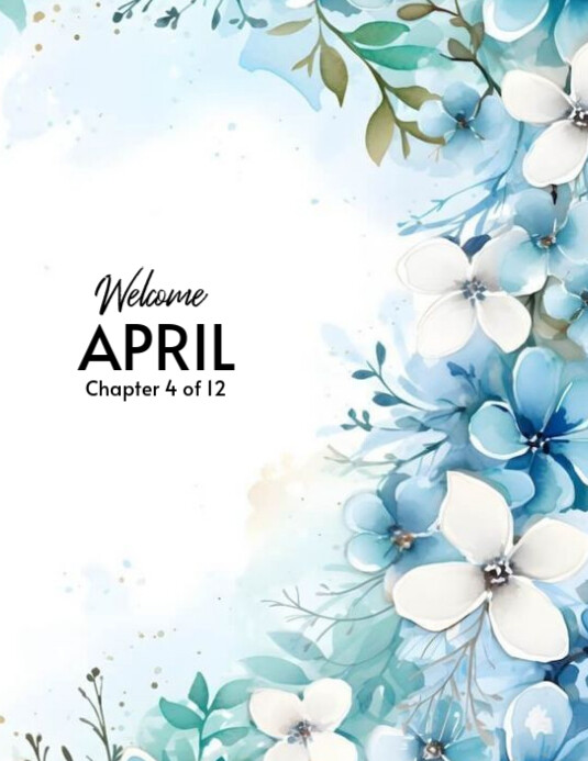 welcome april template | PosterMyWall