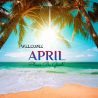 Welcome April Template | PosterMyWall