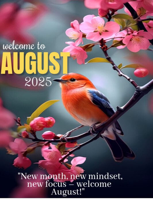 Welcome August flyer Template | PosterMyWall
