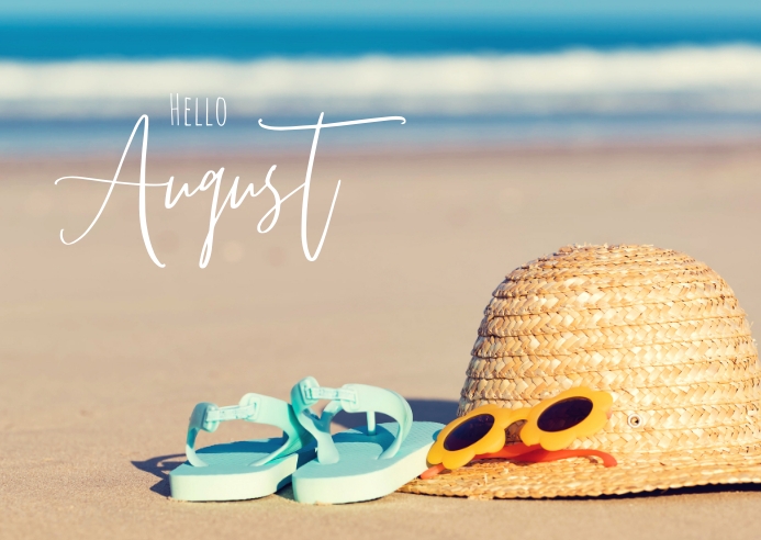 Modèle Welcome August flyer template | PosterMyWall