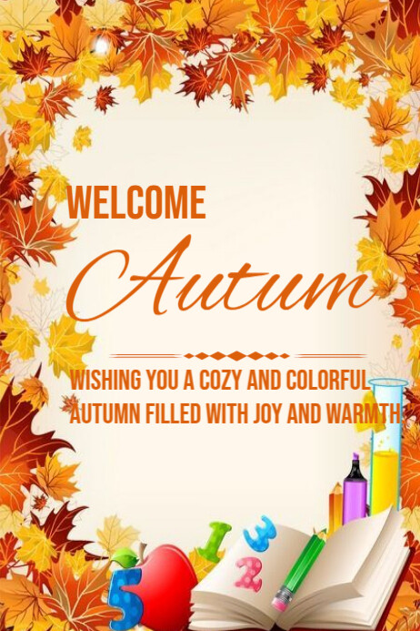 Welcome autum 2025 Template | PosterMyWall