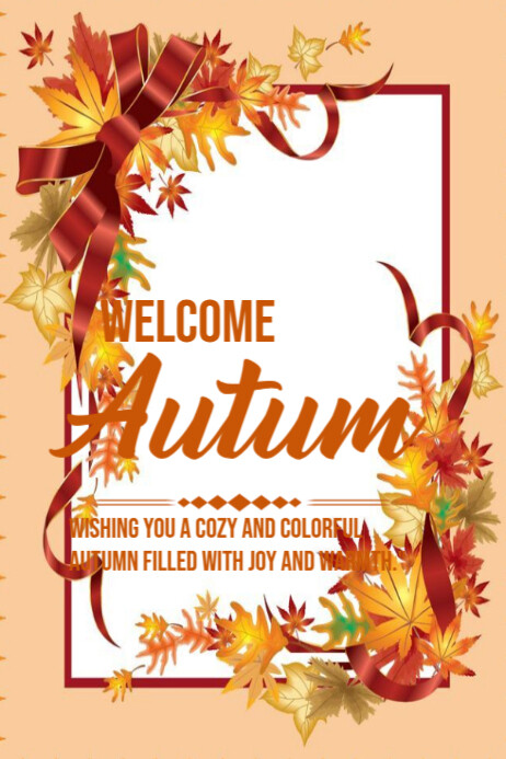 Welcome autum 20q5 Template | PosterMyWall