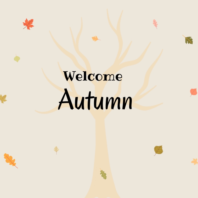 Welcome autumn Template | PosterMyWall
