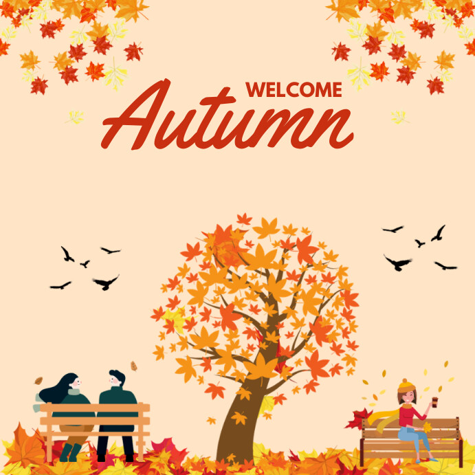 Welcome Autumn Template | PosterMyWall