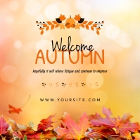 Welcome Autumn Template | PosterMyWall