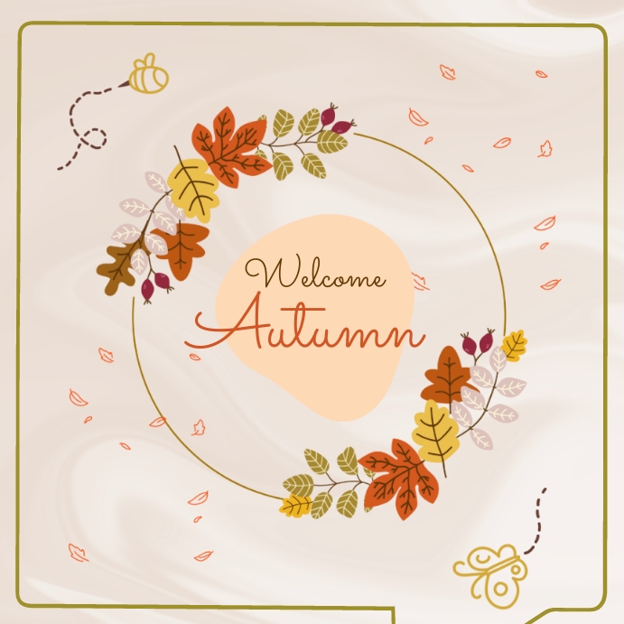 Welcome Autumn Template | PosterMyWall