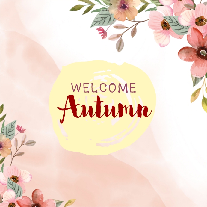 Welcome Autumn Template | PosterMyWall