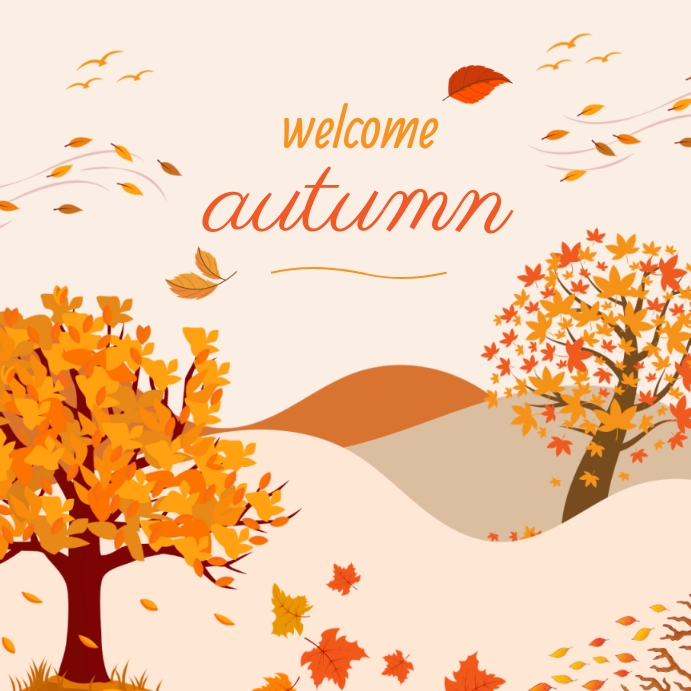 Copy of welcome autumn | PosterMyWall