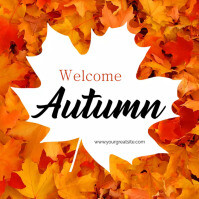 Welcome Autumn Season Template | PosterMyWall