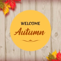 Plantilla de Welcome Autumn | PosterMyWall