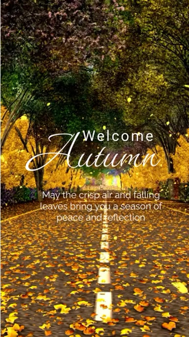 Welcome Autumn Template | PosterMyWall