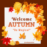 Welcome Autumn Template | PosterMyWall