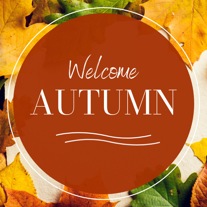 Welcome Autumn FlyerPoster Template | PosterMyWall