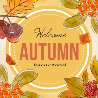 Welcome Autumn Template | PosterMyWall