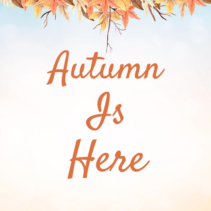 Welcome autumn Instagram post template. (1) | PosterMyWall