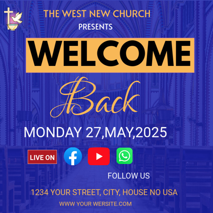Copy of welcome back flyer | PosterMyWall