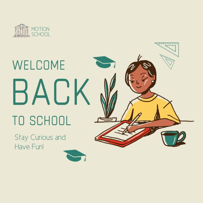Welcome Back to School 2022 Template | PosterMyWall