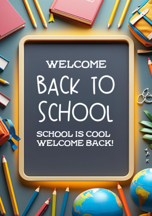 Welcome Back To School Ad Template | PosterMyWall