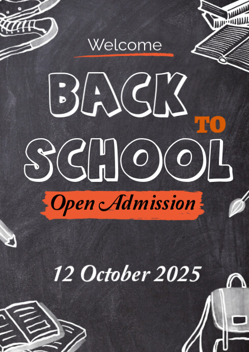 Welcome back to school Template | PosterMyWall