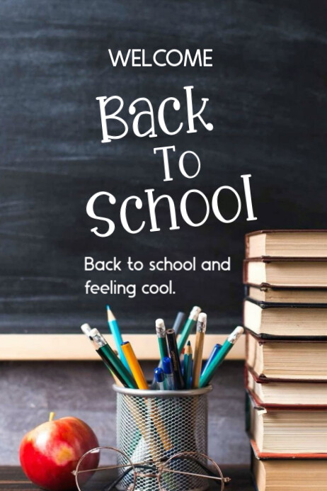 Welcome back to school Template | PosterMyWall