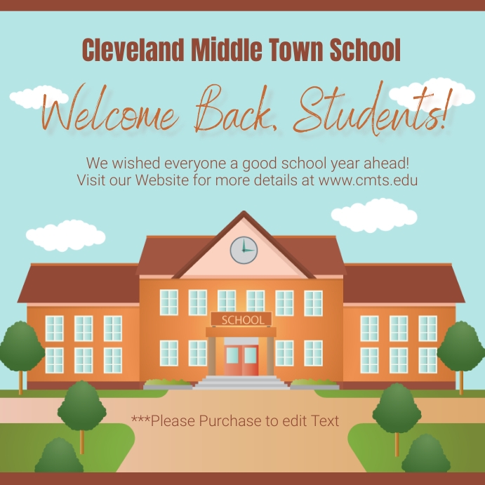 Copy of welcome back to school | PosterMyWall