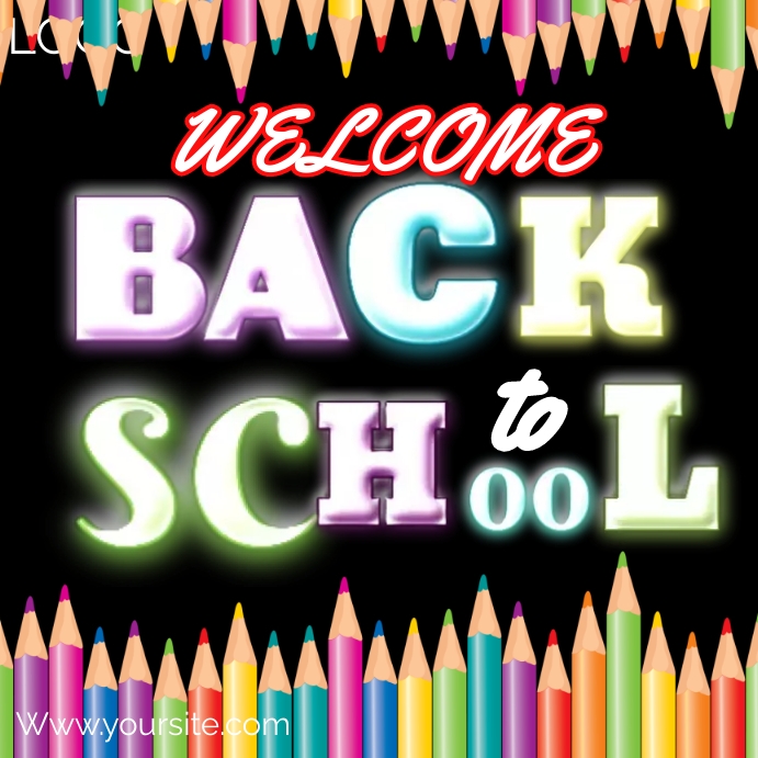 Welcome back to school Template | PosterMyWall