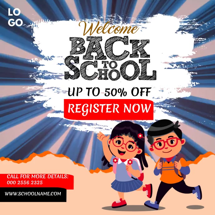 welcome back to school Template | PosterMyWall