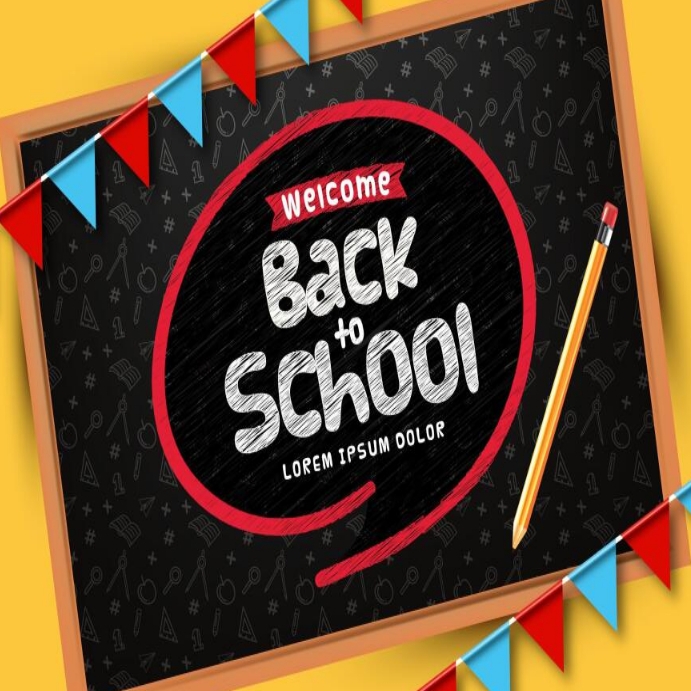Welcome back to school Template | PosterMyWall
